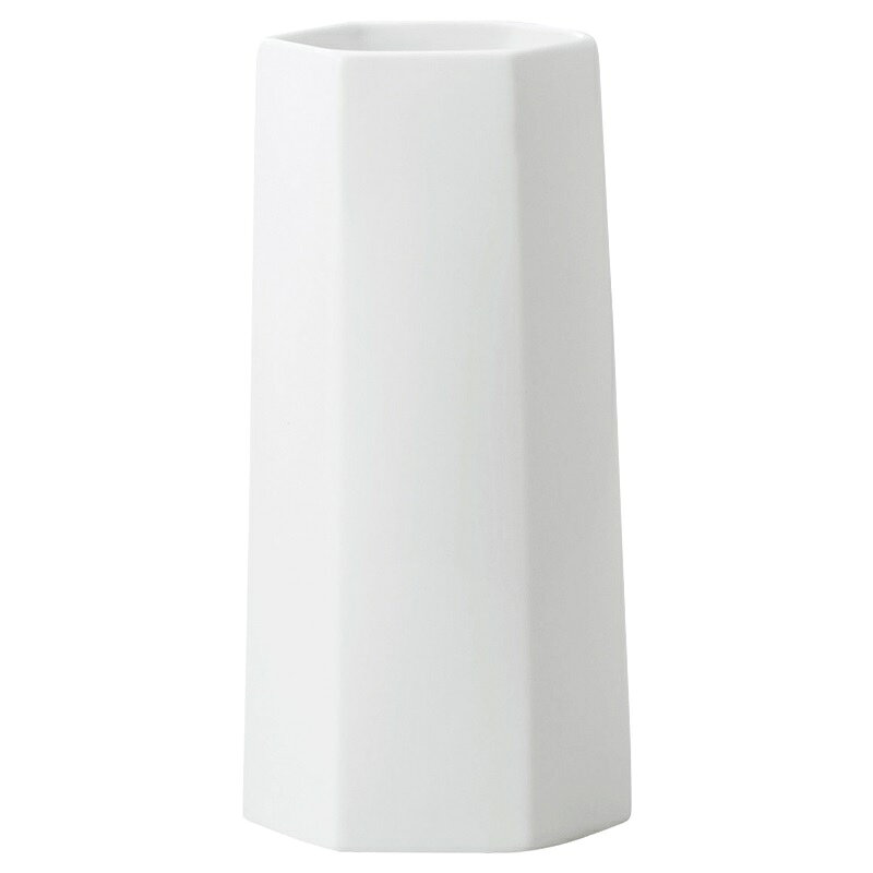 ◆サイズ◆約幅9×奥行10×高さ20cmポットThe VASE typeD20H ホワイト◆材　質◆磁器製六角形が花留めにもなるので簡単にきれいにいけることができます。メーカーから直送させていただきますのでギフト包装は不可です。ホテルのロビ...