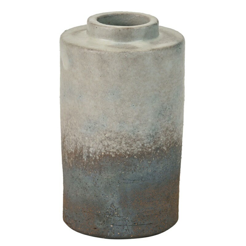 ◆サイズ◆約直径6.5×高さ12cm約口径直径3cmポット霞花入れ◆材　質◆陶器製信楽焼信楽焼の土は荒土が特徴で吸水性があるため、長時間水分をいれたまま放置されますと、底部から水分が滲み出る場合がありますのでご注意ください。信楽焼の特徴から...