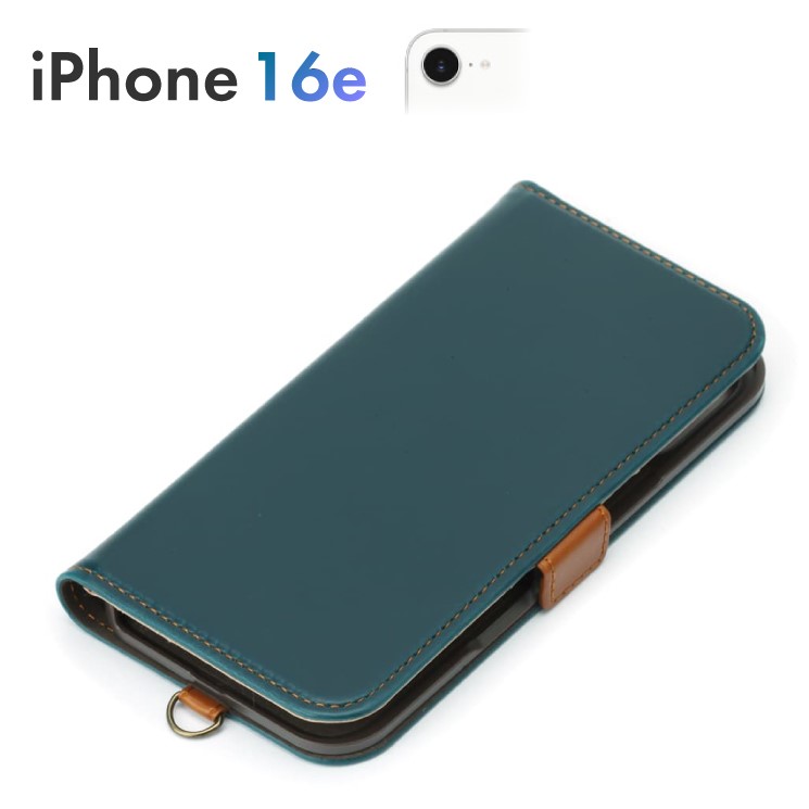 対応機種 iPhone16e デザイン・カラー・種類 ブルー 商品説明 「PG-25KFP01BL」は、風合いの良い上質なPUレザー素材を使用したiPhone 16e用 フリップカバーです。上品で手触りのいいPUレザーは、シンプルなiPho...