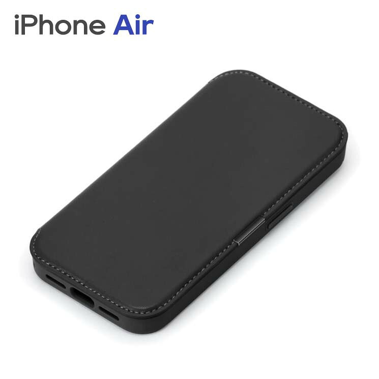 対応機種 iPhone17Air デザイン・カラー・種類 ガラスフリップケース (ブラック) 商品説明 デザインと機能性を追求したiPhone17Air用ガラスフリップケースです。スタイリッシュなラウンドデザイン。風合い良い上質なPUレザー...