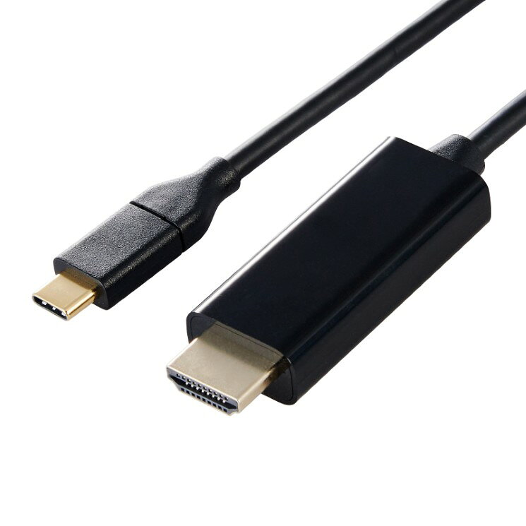 商品説明 ■コネクター形状1：USB Type-C(TM)プラグ ■コネクター形状2：HDMI(R)プラグ(タイプA・19ピン) ■対応機器：USB Type-Cプラグ側:DisplayPort(TM) Alt Mode対応USB Type...