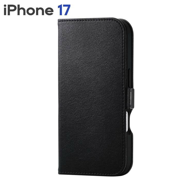 商品説明 ■対応機種：iPhone 17 ■セット内容：ケース本体×1 ■材質：ケース本体:人工皮革、TPU(熱可塑性ポリウレタン)、亜鉛合金、磁石 ■カラー：ブラックなめらかな肌触りと強じんな耐久性の東レ製ウルトラスエードを使用した、36...