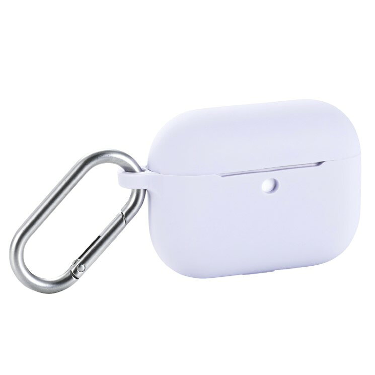 商品説明 ■対応機種：AirPods Pro 3 ■セット内容：ケース本体×1、カラビナ×1 ■材質：ケース本体:シリコン、カラビナ:亜鉛合金 ■カラー：パープル ■ワイヤレス充電器対応：○MagSafe充電にも対応!やわらかいシリコンでし...