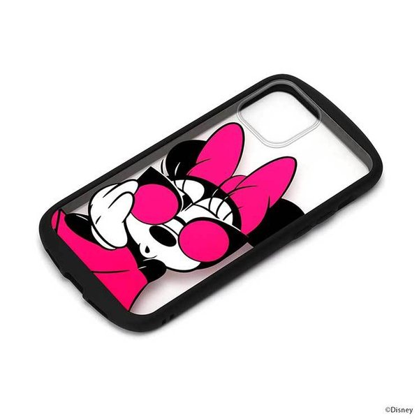 対応:iPhone 12mini デザイン:ミニーマウス 説明:「PG-DGT20F02MNE」は、ディズニーキャラクターデザインの端末の色を生かせるクリア仕様のiPhone 12 mini用のガラスタフケース（ラウンドタイプ）です。背面に...