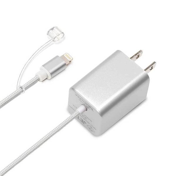 対応:iPhone デザイン:シルバー 説明:「PG-LAC21A02SV」は、安心のアップル認証MFiを取得した美しく、断線に強いケーブルを採用した「Lightningコネクタ AC充電器タフケーブルタイプ2.1A」です。タフさの秘密は、...