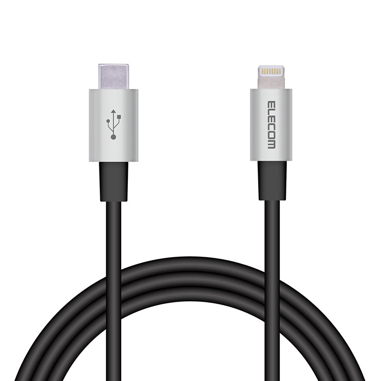 ■Lightningコネクタを搭載したiPhone・iPod・iPadと、USB-Cポートを搭載したパソコンを接続し、充電・データ転送ができるUSB-C to Lightningケーブルです。■USB Power Deliveryに対応し最...
