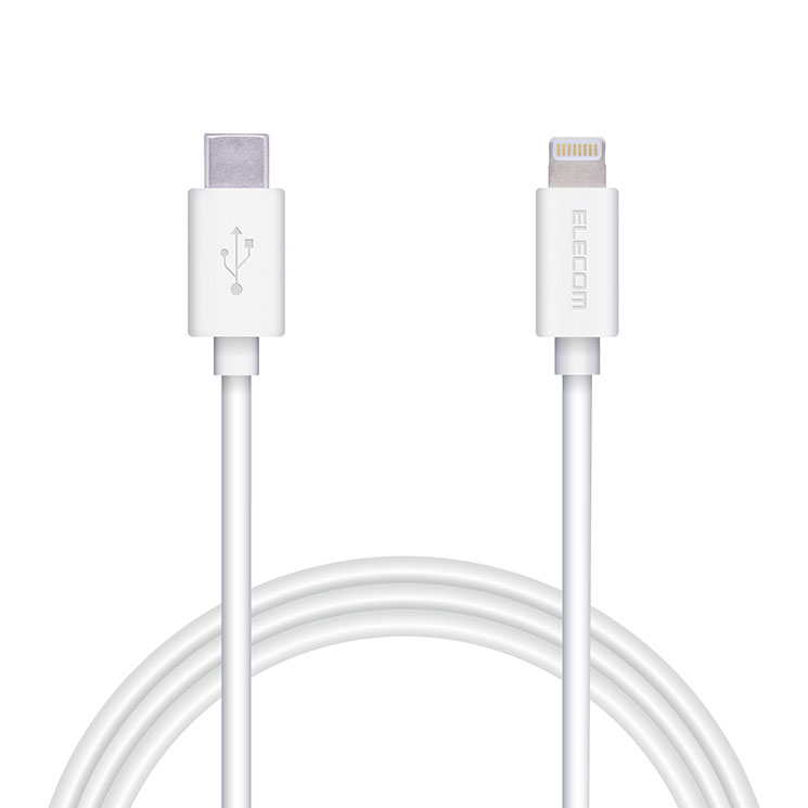■Lightningコネクタを搭載したiPhone・iPod・iPadと、USB-Cポートを搭載したパソコンを接続し、充電・データ転送ができるUSB-C to Lightningケーブルです。■USB Power Deliveryに対応し最...