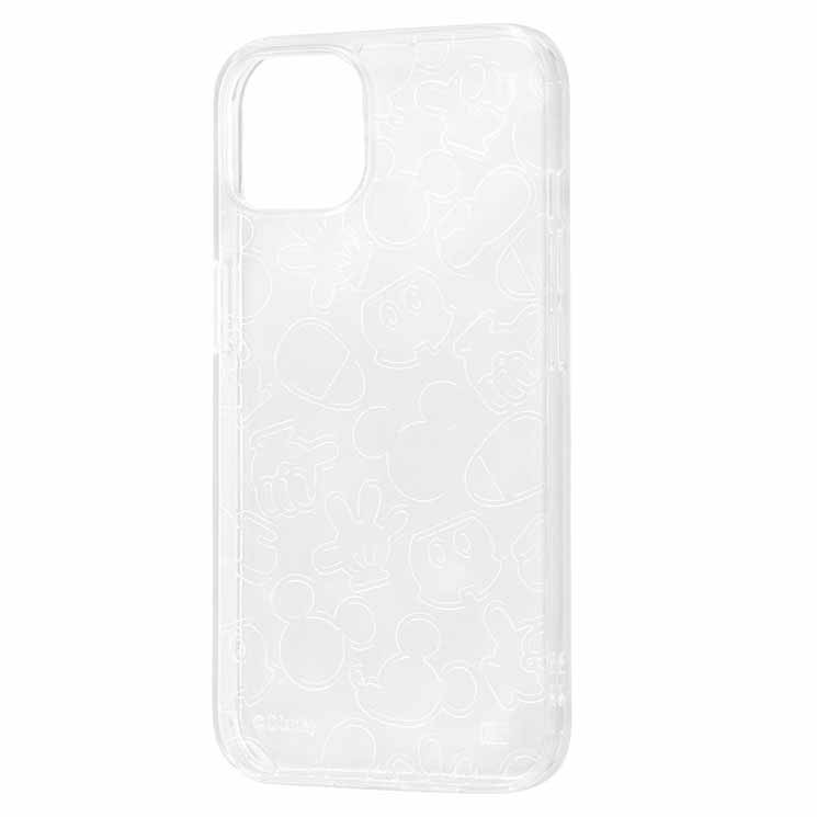 対応:iPhone 13 デザイン:ミッキーマウス 説明:ミッキーマウスのアイコンが散りばめられた可愛いラメ入りケース。カメラに傷が付きにくい凸型設計。高い透明感で抜群の一体感を実現。衝撃をやわらげる柔らか素材×四つ角エアクッション。マイク...