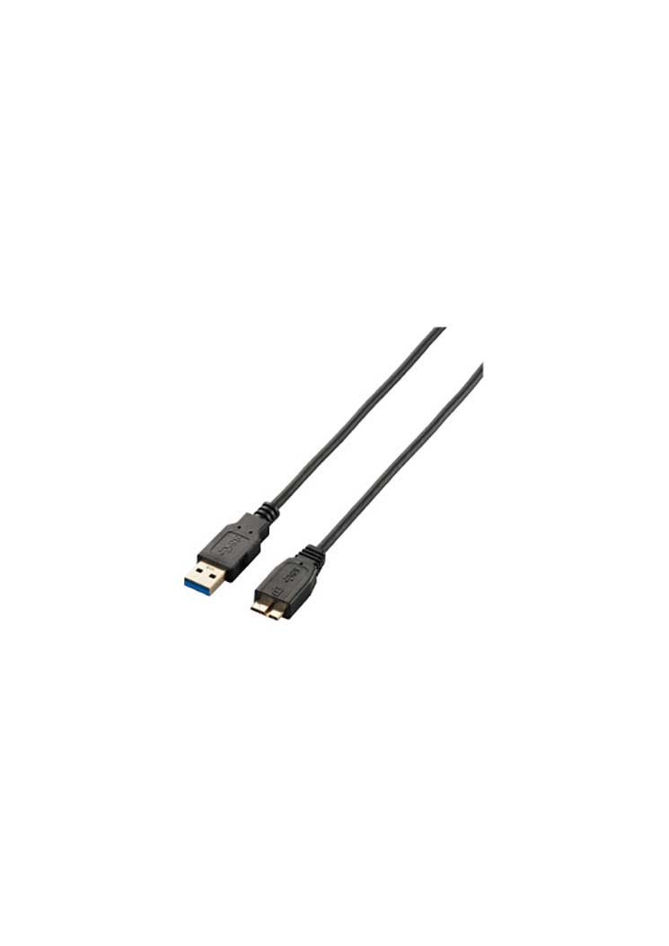直径4.0mmと細くてとりまわしの良い極細ケーブル!USB3.0(Standard-A)のインターフェースを持つパソコンと、USB3.0(Standard-microB)のインターフェースを持つポータブルハードディスクドライブなどの機器を接...