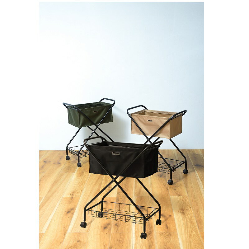 ■サイズ 幅52.5×奥行35×高さ66cm 重量：3kg ■材質 スチール(粉体塗装) ポリエステル ■備考 お客様組立品 折りたたみ式 静的耐荷重：5kg/棚 10kg/バスケット 輸入品 保証期間：3ヵ月 ＊こちらの商品はメーカーから...