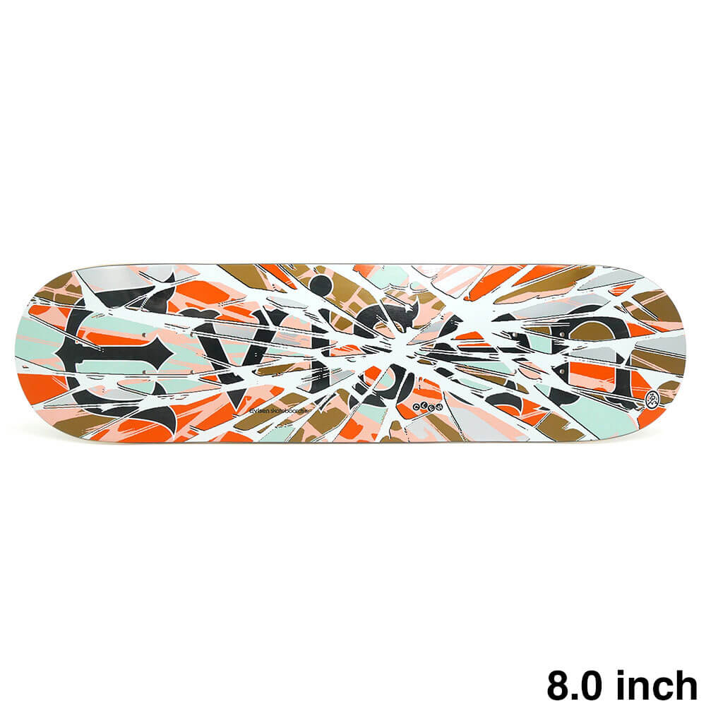 【EVISEN / DECK】 スケボー・スケートボードのドメスティックデッキブランド、EVISEN（エビセン）。 暗闇で光る蓄光グラフィック仕様。 長さ：80.3cm　/　幅：20.4cm ノーズ：18.0cm　/　テール：17.3cm ...