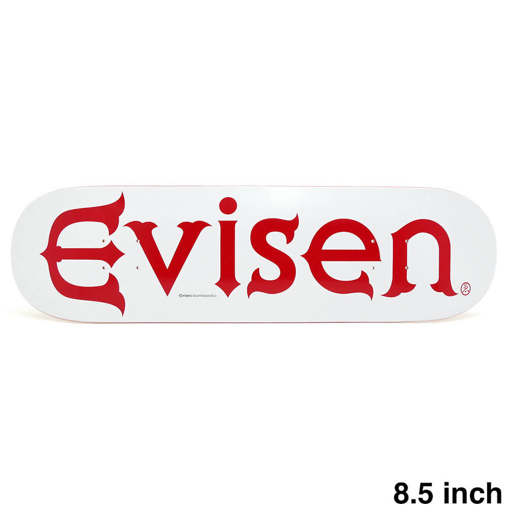 【EVISEN / DECK】 スケボー・スケートボードのドメスティックデッキブランド、EVISEN（エビセン）。 長さ：81.7cm　/　幅：21.6cm ノーズ：18.6cm　/　テール：17.6cm ウィールベース：35.6cm コン...
