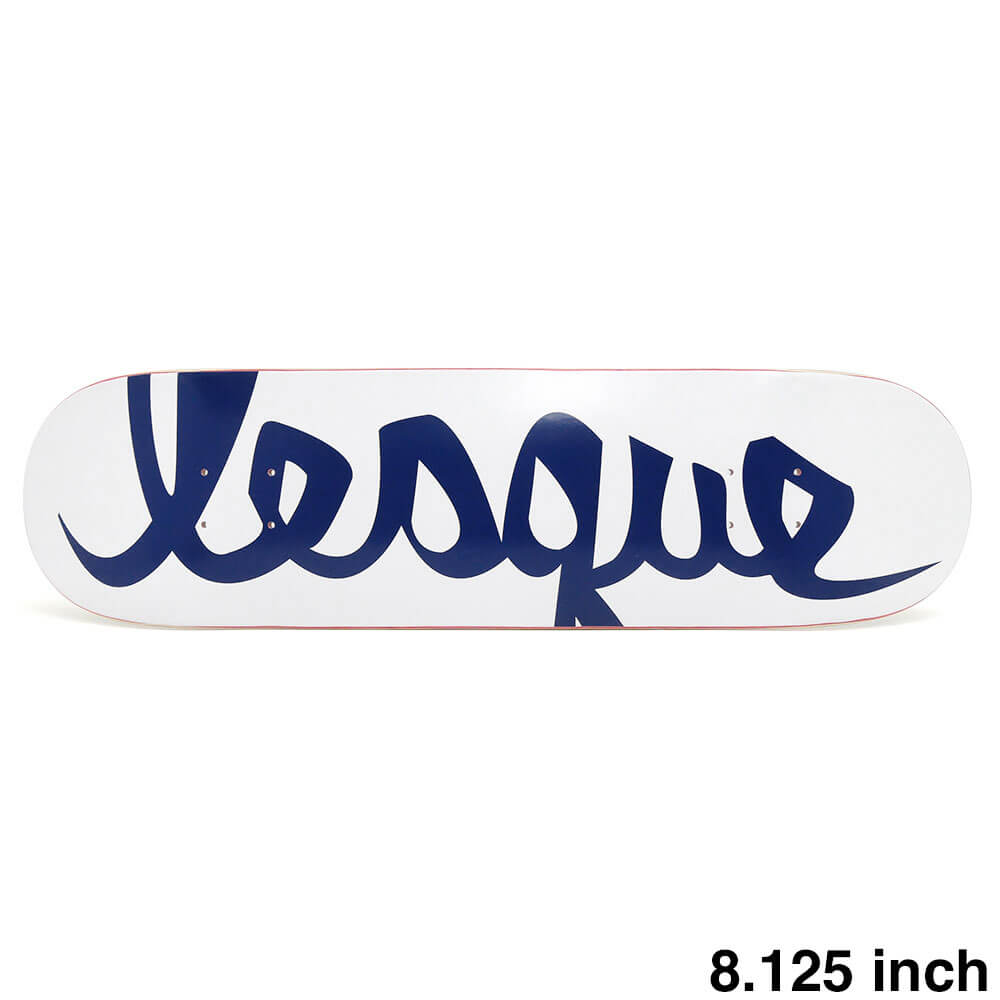 【LESQUE / DECK】 スケボー・スケートボードのドメスティックデッキブランド、LESQUE（レスケ）。 長さ：80.4cm　/　幅：20.7cm ノーズ：18.1cm　/　テール：17.1cm ウィールベース：35.1cm コンケ...