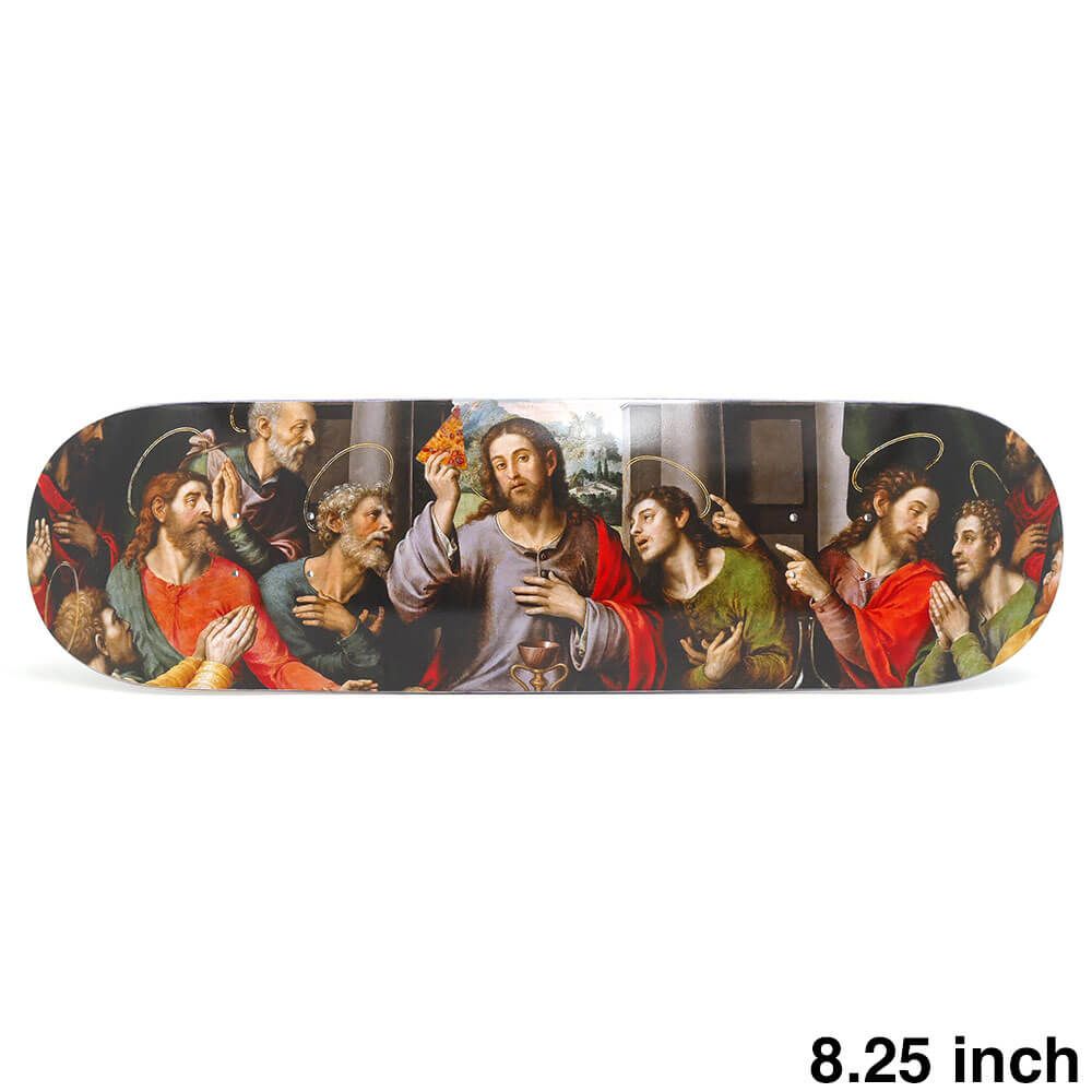 【PIZZA / DECK】 スケボー・スケートボードのデッキブランド、PIZZA（ピザ）。 長さ：78.0cm　/　幅：21.1cm ノーズ：18.2cm　/　テール：16.9cm ウィールベース：33.1cm コンケーブ：中　/　キック...