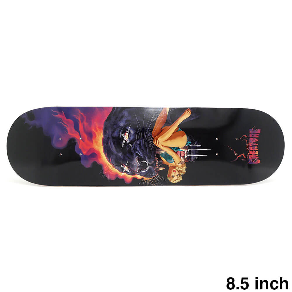 【CREATURE / DECK】 スケボー・スケートボードのデッキブランド、CREATURE（クリーチャー）。 長さ：81.1cm　/　幅：21.6cm ノーズ：18.5cm　/　テール：17.6cm ウィールベース：35.6cm コンケ...