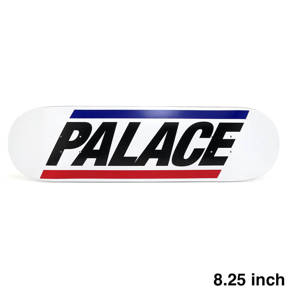 【PALACE / DECK】 イギリス・ロンドン発信のスケボー・スケートボードのデッキブランド、PALACE（パレス）。 長さ：80.0cm　/　幅：21.0cm ノーズ：17.7cm　/　テール：17.1cm ウィールベース：35.1c...