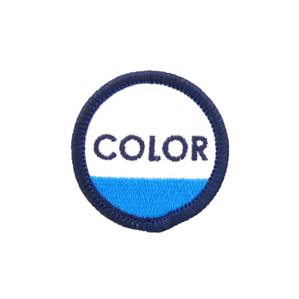 【COLOR COMMUNICATIONS PATCH / CIRCLE INK】 スケボー・スケートボードのドメスティックアパレルブランド、COLOR COMMUNICATIONS（カラーコミュニケーションズ）。 縫い付けて使用するタイプ...