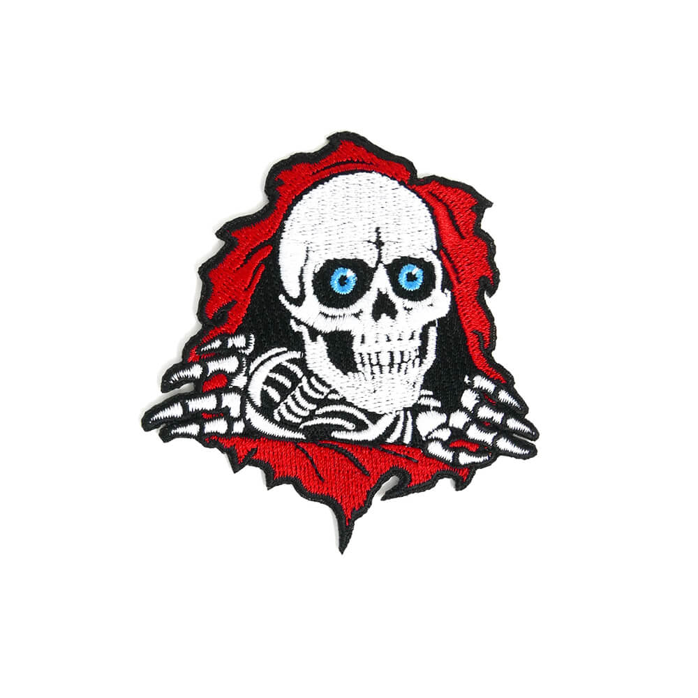 【POWELL PERALTA / PATCH】 スケボー・スケートボードの老舗デッキブランド、POWELL PERALTA（パウエルペラルタ）のワッペンです。 アイロンでも付けられる、縫い付けて使用するタイプのワッペン。 サイズ：約 7....