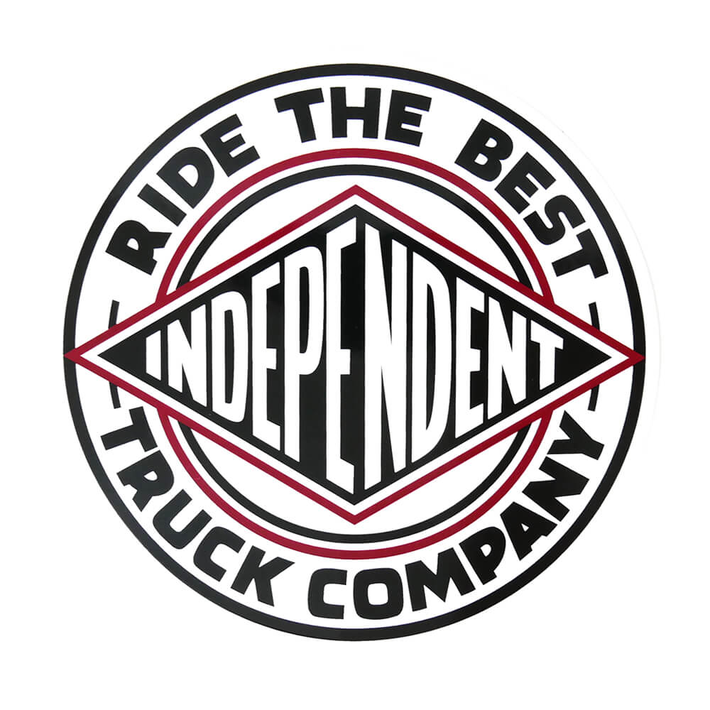 【INDEPENDENT / STICKER】 スケボー・スケートボードの老舗トラックブランド、INDEPENDENT（インディペンデント）。 RTB SUMMIT ロゴのクリアステッカーです。 サイズ：直径 約15cm *商品によって多少...