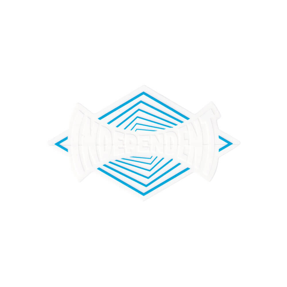 【INDEPENDENT / STICKER】 スケボー・スケートボードの老舗トラックブランド、INDEPENDENT（インディペンデント）。 VERTIGO SPAN ロゴのダイカットクリアステッカーです。 サイズ：約5.3cm x 9c...