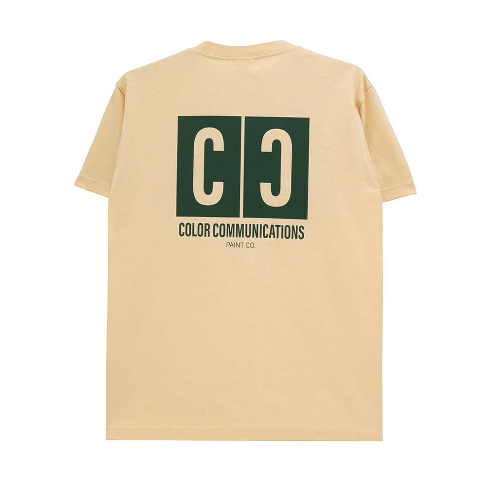 【COLOR COMMUNICATIONS / T-SHIRTS】 スケボー・スケートボードのドメスティックアパレルブランド、COLOR COMMUNICATIONS（カラーコミュニケーションズ）のTシャツです。 左胸プリント、バックプリン...