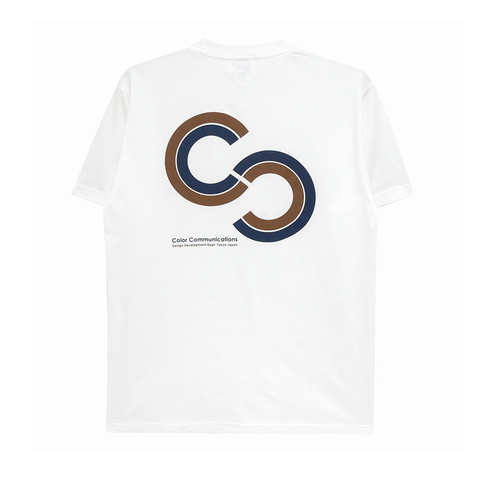 【COLOR COMMUNICATIONS / T-SHIRTS】 スケボー・スケートボードのドメスティックアパレルブランド、COLOR COMMUNICATIONS（カラーコミュニケーションズ）のTシャツです。 左胸にワンポイント刺繍、バ...