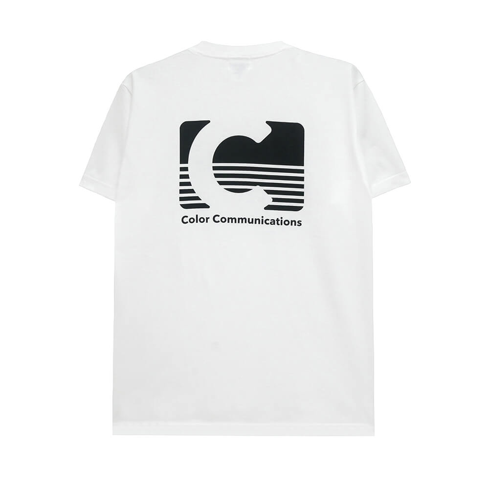 【COLOR COMMUNICATIONS / T-SHIRTS】 スケボー・スケートボードのドメスティックアパレルブランド、COLOR COMMUNICATIONS（カラーコミュニケーションズ）のTシャツです。 左胸プリント、バックプリン...