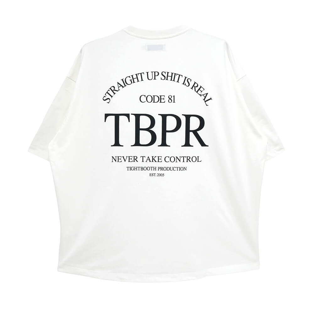【TBPR / T-SHIRTS】 プロスケーターの上野伸平が中心となるスケボー・スケートボードのドメスティックブランド、TIGHTBOOTH PRODUCTION（タイトブース プロダクション）。 6.3 ozのコットン天竺生地をで仕上げ...
