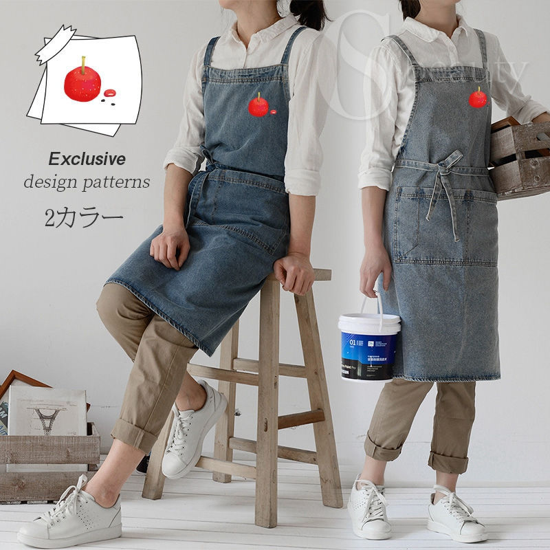 商品情報 素材/材質 綿100% サイズ/寸法 着丈（肩ひも含まず）：85cm 身幅：76cm 肩ひも調節可能 POINT ・全2色！おしゃれな作業エプロン！ ・水や汚れを弾く、高品質の撥水加工済み。 ・中央で2分割になっているポケットが付...