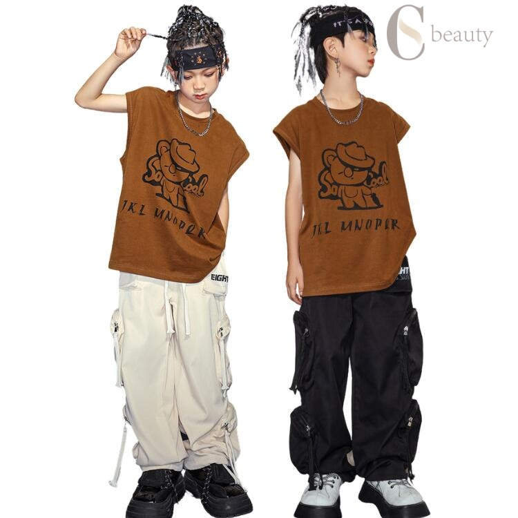 商品内容 キッズダンス衣装 2点セット：タンクトップ+パンツ　／　単品商品仕様 素材：ポリエステル、その他 商品サイズ 　写真を参考してください。 梱包 現在、弊ショップの包装につきましては、エコ包装にて郵送しておりますので、プレゼント用の...