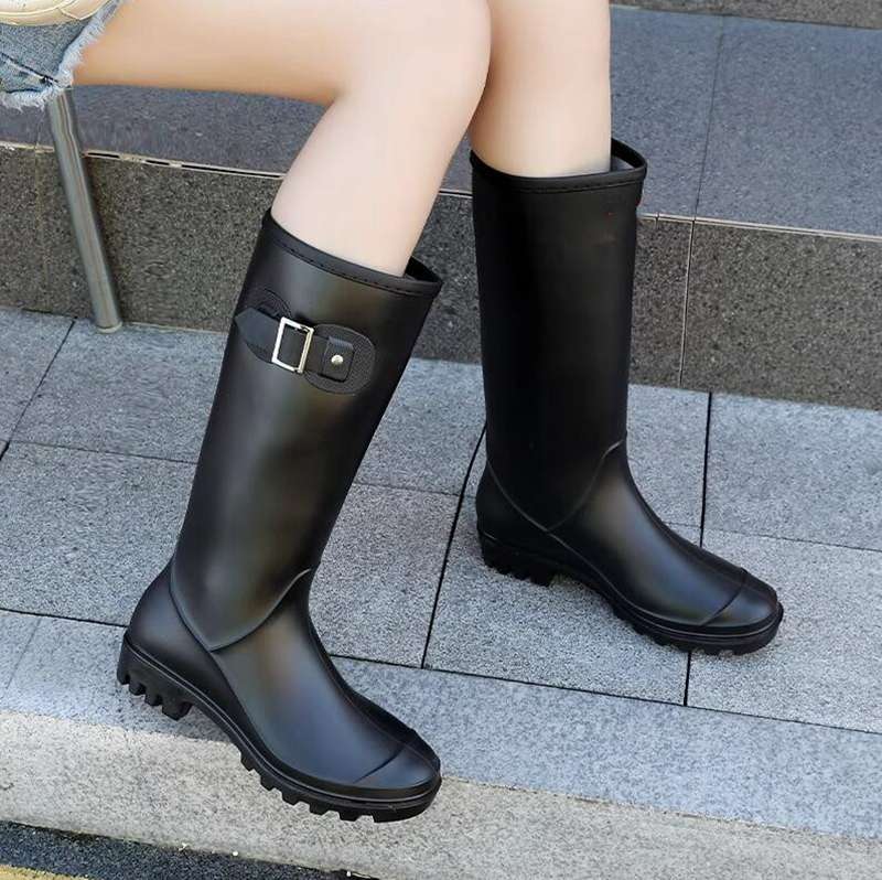 レインブーツ レインシューズ 長靴 レディース 靴 雨 雪 おしゃれ ブーツ ロング丈 防水 ロングブーツ ベルト付き 梅雨 台風 対策 レディース長靴 防水靴&nbsp; 【品　番】jiazu20 【カラー】 ブラック 杏色 ブラウン グ...