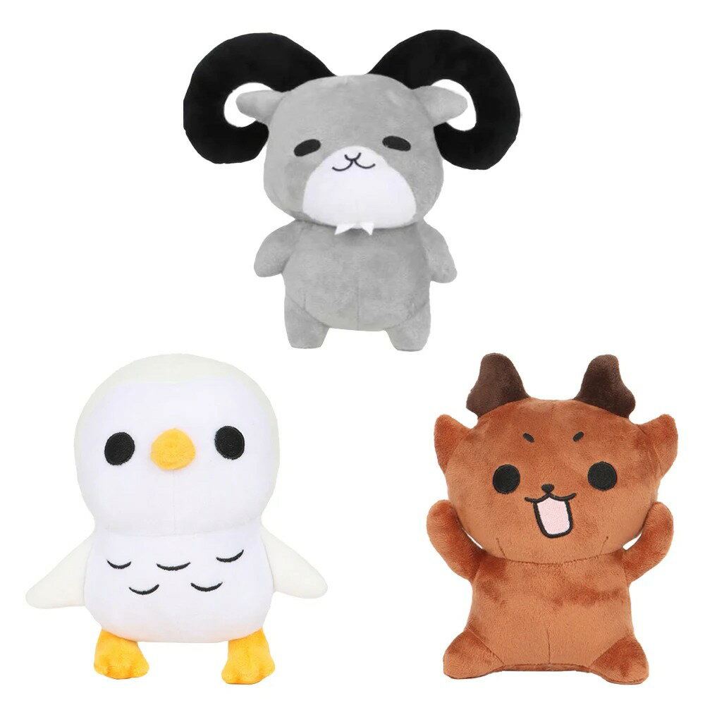 ● 商品情報 99 Nights in the Forest　ぬいぐるみ Youtubeで大人気のキャラクター99 Nights in the Forestのぬいぐるみです。 サイズ 本体： 1.約15×9×20cm 2.約18×12×28...