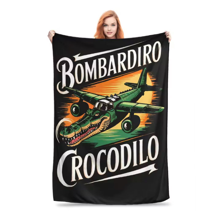 イタリアンブレインロット ブランケットは、子供たちにぴったりのかわいいブランケットです。 お部屋でのひざ掛けとしても、アウトドアでの冷房対策にも大活躍！ 旅行やキャンプのお供にも最適です。 男の子も女の子も喜ぶデザインで、誕生日やクリスマス...