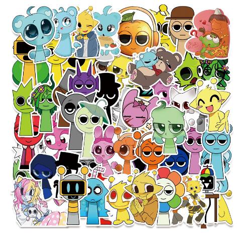 ● 商品情報 スプランキー sprunki シール50枚セット Youtubeで大人気のキャラクター スプランキー sprunkiのシール50枚セットです。 海外輸入品のため、商品画像のラインナップにないシールが入っている場合がございます。...