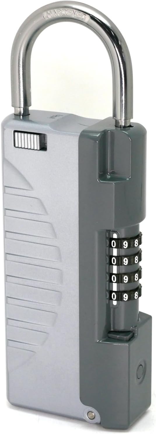 ノムラテックのニューキーストック 鍵の受け渡しを主なる役割としています 大きな南京錠のような形をしています ダイヤルを合わせると蓋が開き、内部にカギ等を入れられるようになっています 美和ロックのマスターキーのように長いタイプも入ります 暗唱...