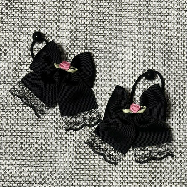 サンプルヘアゴム22　2個セット(1ペア) 試作品 コスプレ 可愛い 発表会 ヘアクリップ パーティ 髪飾り サンプル品ですので不具合がある場合がございます。ご理解の上ご購入下さい。 5