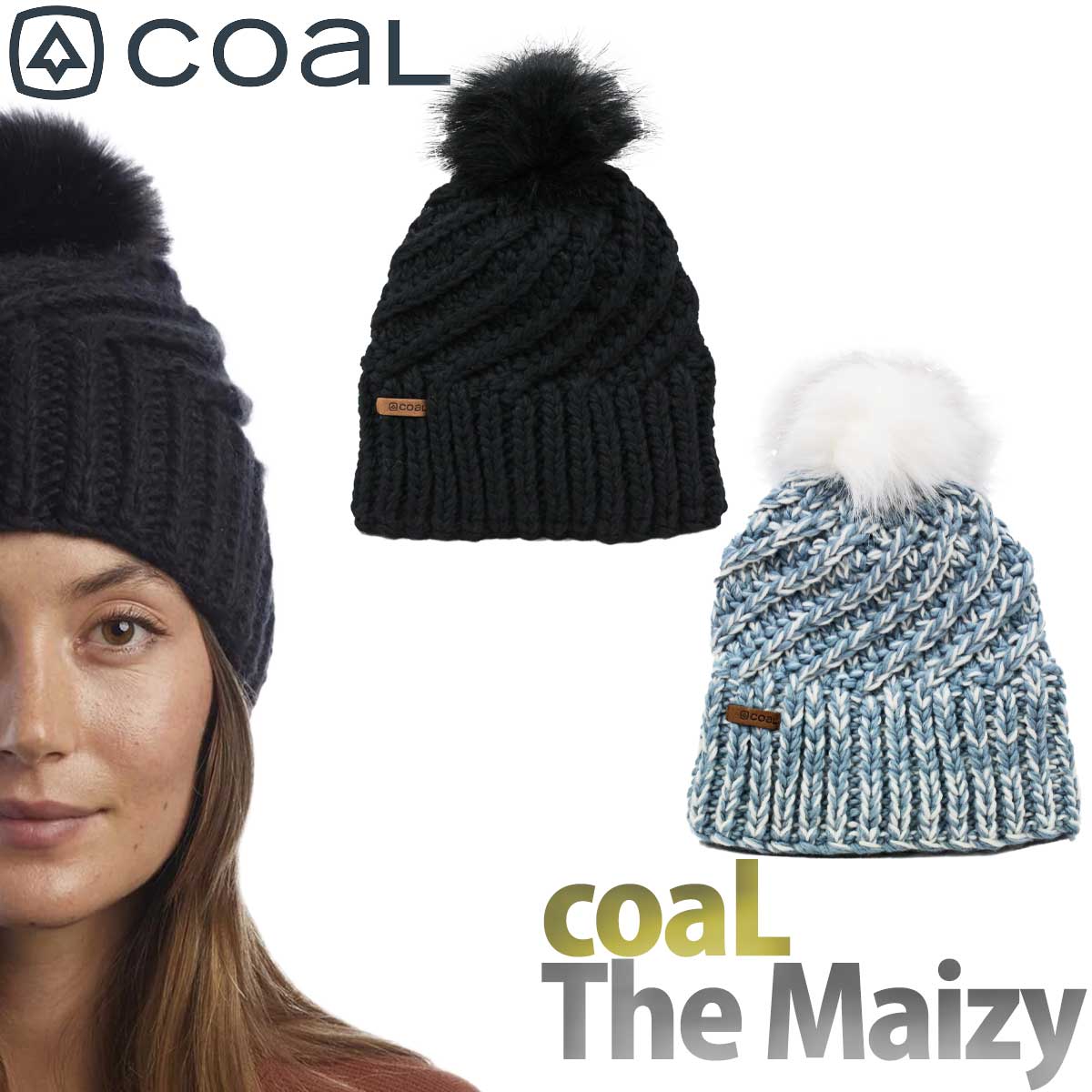 ■ブランド Coal Headwear コール ヘッドウェア ■商品名 The Maizy Knit Faux Fur Pom Womens Beanie メイジー ニットフェイクファーポンポン ウィメンズ ビーニー ■サイズ FREE フ...