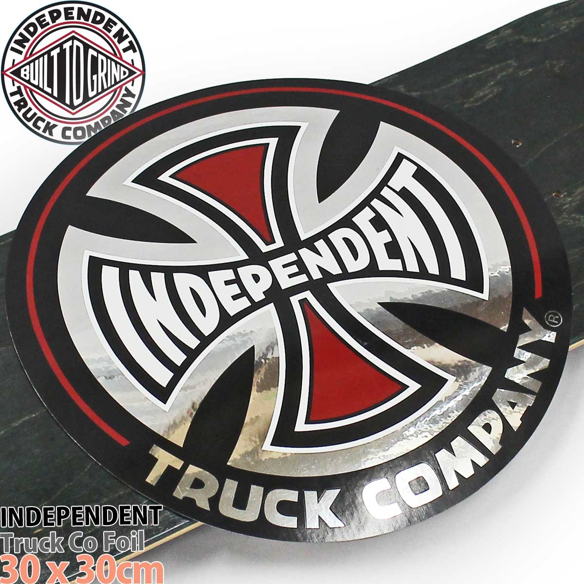 ■商品コード stk0001 ■ブランド Independent インディペンデント ■商品名 Truck Co Foil Sticker トラックカンパニー フォイルステッカー ■サイズ 約30x30cm (12x12inch) ■特徴 ...