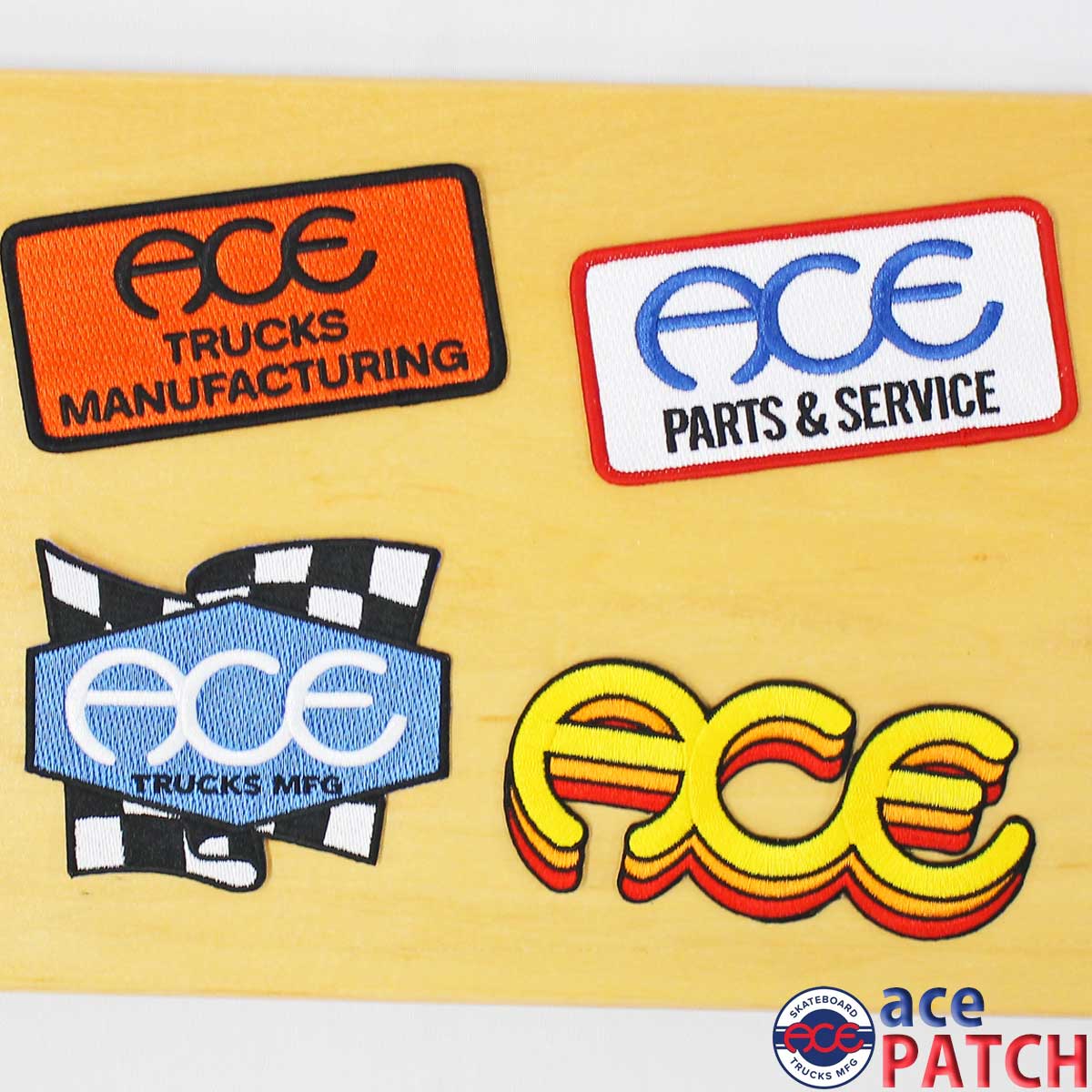 ■メーカー Ace Trucks MFG エース トラック マニュファクチャリング ■モデル ・Timeclock 4" x 2"&nbsp; タイムクロック (オレンジ 約10x5cm) ・Parts Service 4" x 2" パー...