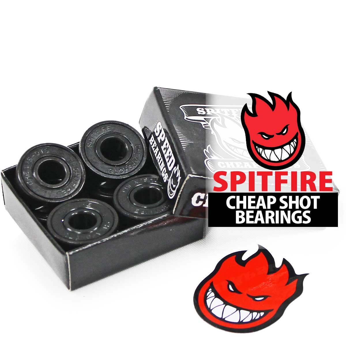 ■ブランド Spitfire スピットファイア スピットファイヤ ■商品名 Cheap Shot Bearings チープショットベアリング ■セット内容 ・ベアリング x8&nbsp; ※スケボー1台分 ・ミニステッカー x1 ■商品の特...