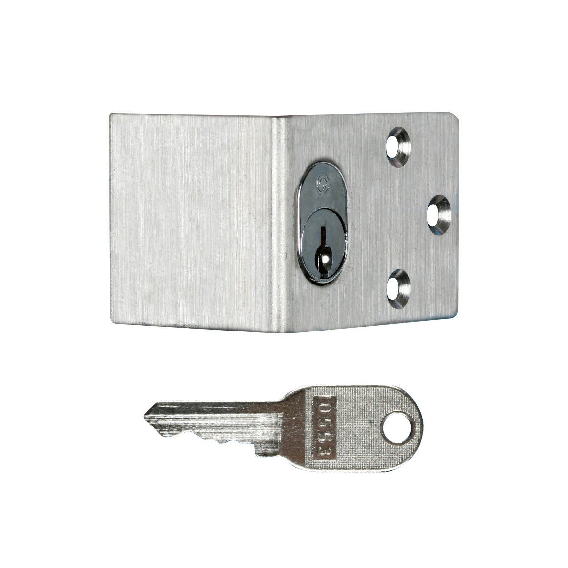 商品説明 おでかけロック 太枠用 F617 ・ドア枠にネジでしっかり固定！ ・ネジ3本で「ワンドア・ツーロック」 ・ドア枠寸法38mm 以上に取り付けが可能 商品スペック キー本数2本付属 材質 枠付け金具：ステンレス（SUS304） 錠本...