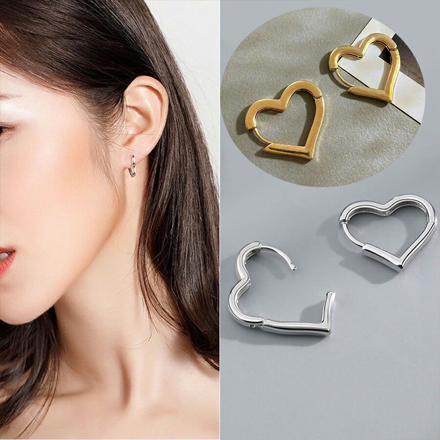 アイテム説明 商品説明 シンプルなつくりが大人っぽさを演出します。 カジュアルなテイストにも合う万能アイテムです。 素材 S925中国製 カラー シルバー,ゴールド サイズ ［FREE］ 幅：0.2cm 大きさ：1.5×1.8cm ※サイズ...