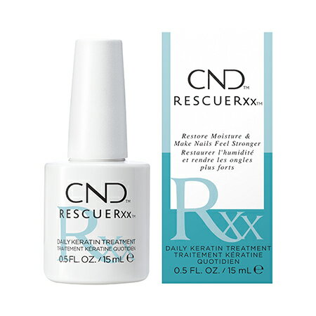 CND(シーエヌディー)　 ■□■□■□■□■□■□■□■□ 弱くダメージを受けやすい爪にCNDからのお助けアイテム登場！ 『RESQアールエックス』は薄く弱い爪、ひび割れた爪や二枚爪を補修するために開発された、補修＆保湿を同時に叶えるケラ...