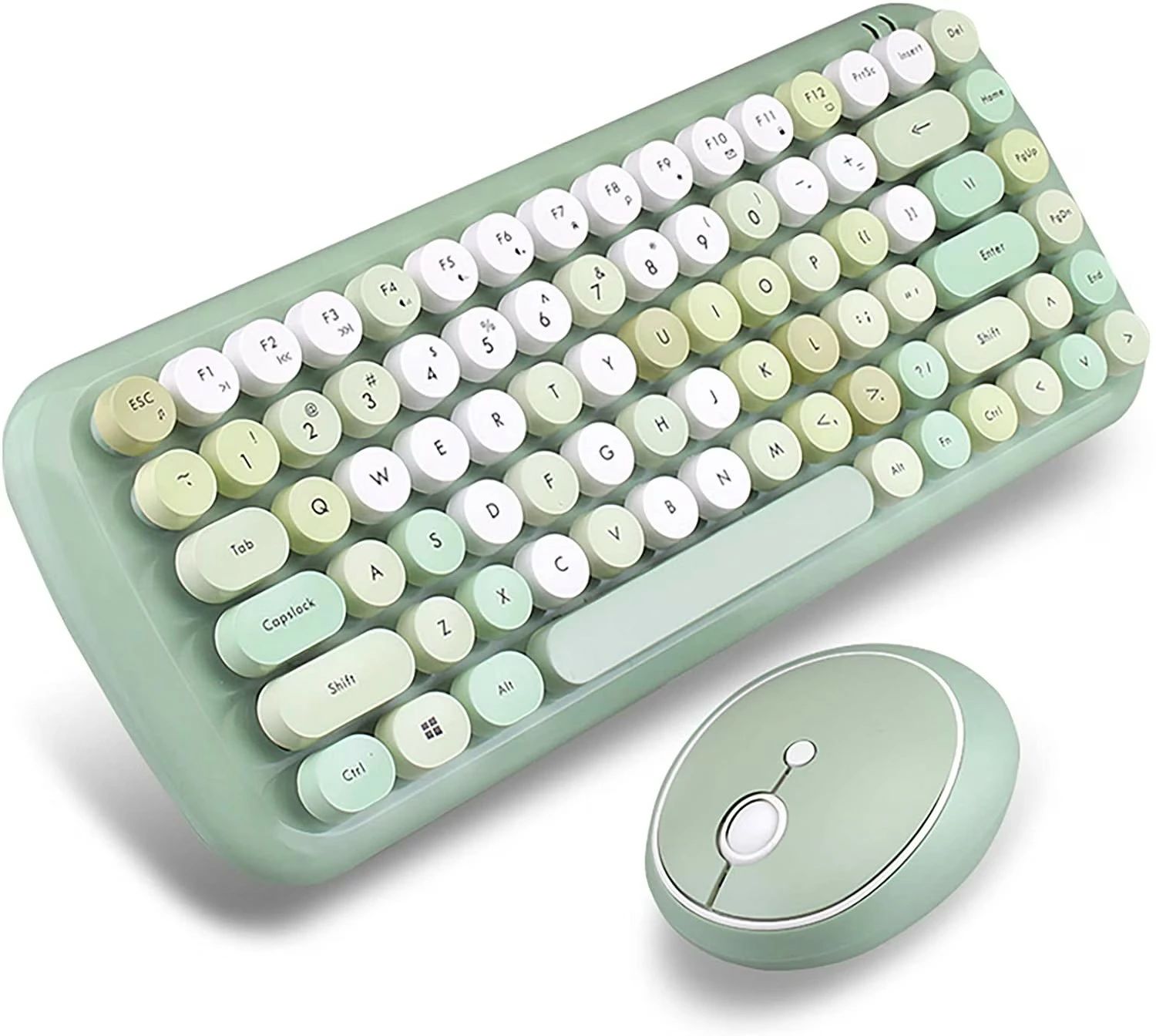 商品説明【製品仕様】キーボード:345*135*35mm、540g、2.4G無線接続、単四型電池2個、英語配列84キー（テンキー領域なし）。マウス:96*76*40mm、86g、2.4G無線接続、単三型電池1個、1600DPI。美しくパッケ...