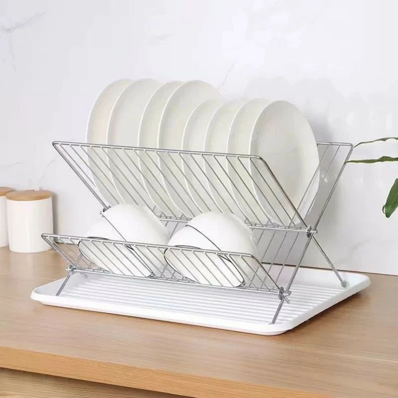 この商品についてX字型折りたたみ式水切り 適度なサイズ：サイズは 43×32×22cm で、ほとんどの家庭のキッチンの使用ニーズを満たす適度な大きさです。多彩なカラー選択：黒と白の 2 種類のクラシックなカラーから選ぶことができ、どんなキッ...
