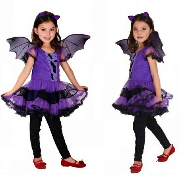 商品詳細 商品内容 ハロウィン コスプレ 子供 コウモリ　コスチューム 商品特徴 ハロウィン衣装 子供 コウモリ 魔女 悪魔 チュチュ カチューシャ 羽 ワンピース 女の子 衣装 仮装 ハロウィーン ダンス衣装 キッズ コスプレ コスチュー...