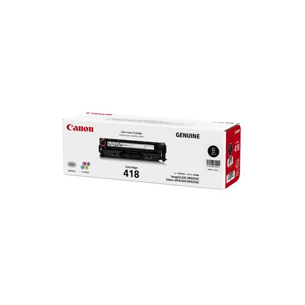 ■サイズ・色違い・関連商品■シアン■マゼンタ■イエロー■ブラック[当ページ]■商品内容CANON(キヤノン) 純正 トナーカートリッジ 418 ブラック CRG-418BLK■商品スペック●対応機種：MF722Cdw/MF726Cdw/MF...