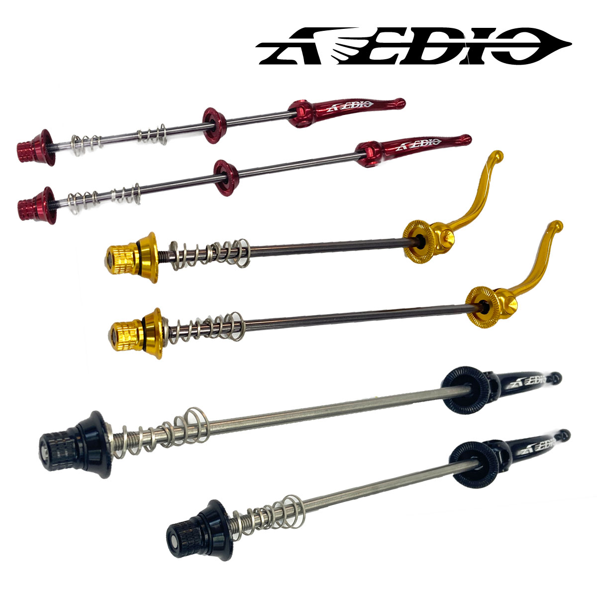 シャフトに特殊なアルミ合金を使用することで、超軽量を実現させたクィックとなっています。 エンド接触面がセパレートになっており、エンド面をしっかりと面で固定することができます。 リリースハンドルは曲線状になっており、しっかりと奥までロックがで...