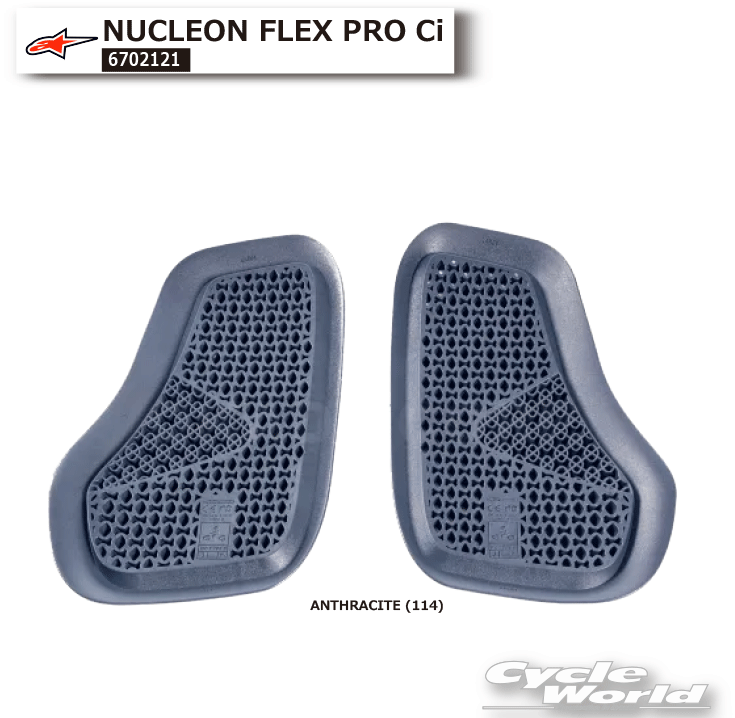 ◆NUCLEON FLEX PRO Ci《6702121》◆CE規格レベル2の柔軟性と通気性に優れたセパレートタイプの胸部プロテクター。衝突エネルギー吸収や衝撃エネルギー分散を徹底的に追及。CEレベル2ジャケットによって適合プロテクター、適...