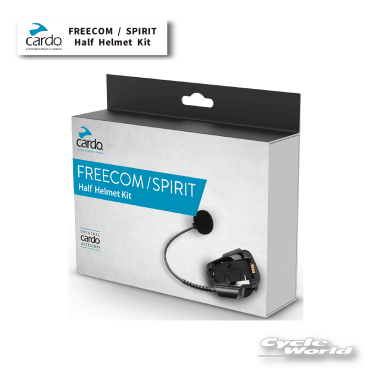 ◆FREECOMロングアームマイクキット◆FREECOM / SPIRITを使用するオープンフェイスヘルメットやハーフシェルヘルメットのライダー向けの使いやすいオールインワンキット。内蔵クレードル、短いスピーカーケーブル、ブームマイクが付属...